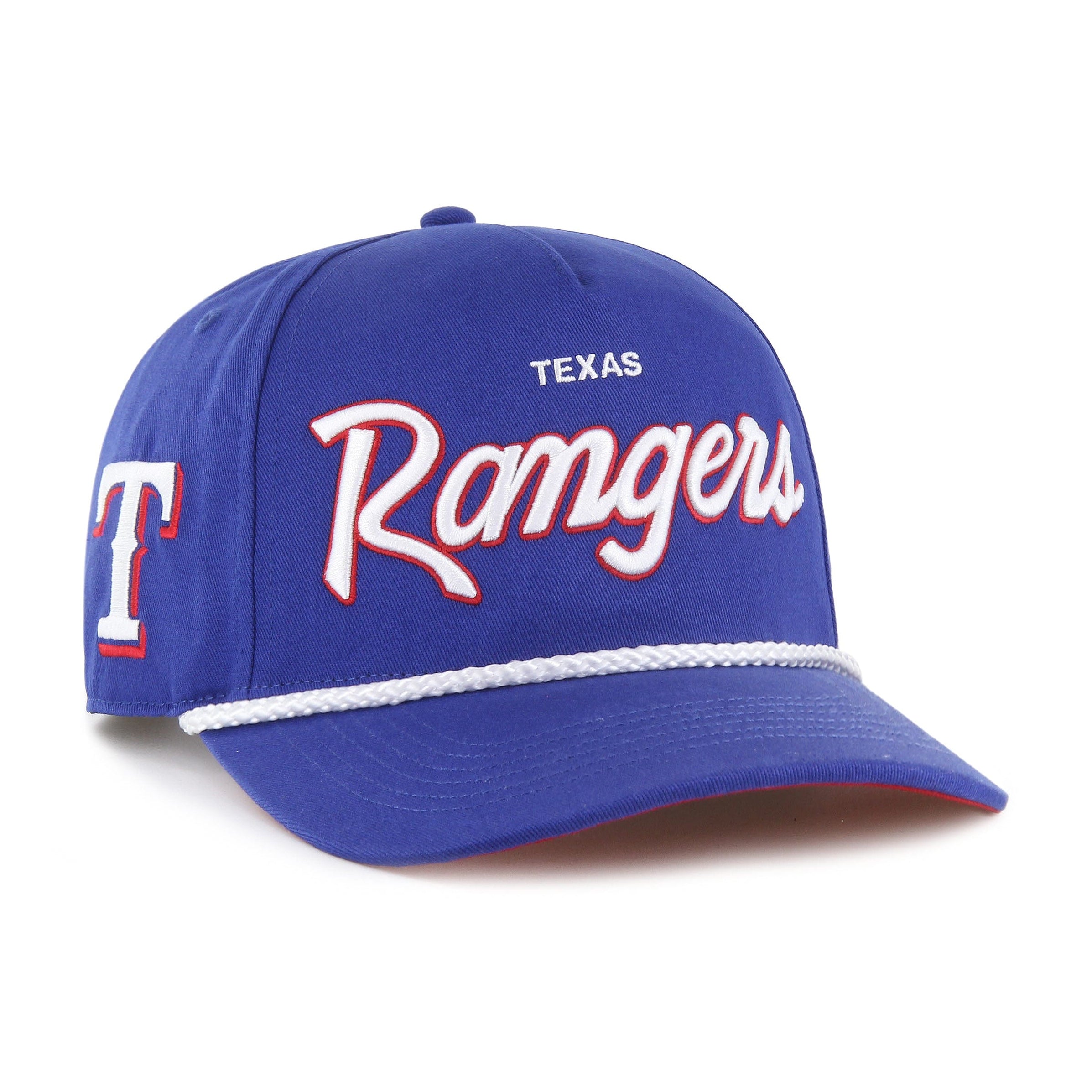 Adult Texas Rangers '47 Crosstown Script Hitch Blue Adjustable Snapbac ...