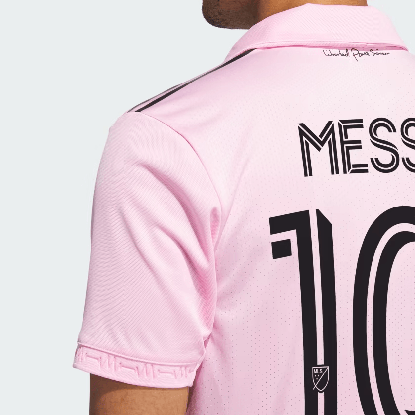 Adult Inter Miami CF Lionel Messi adidas Pink 2023 The Heart Beat Kit ...