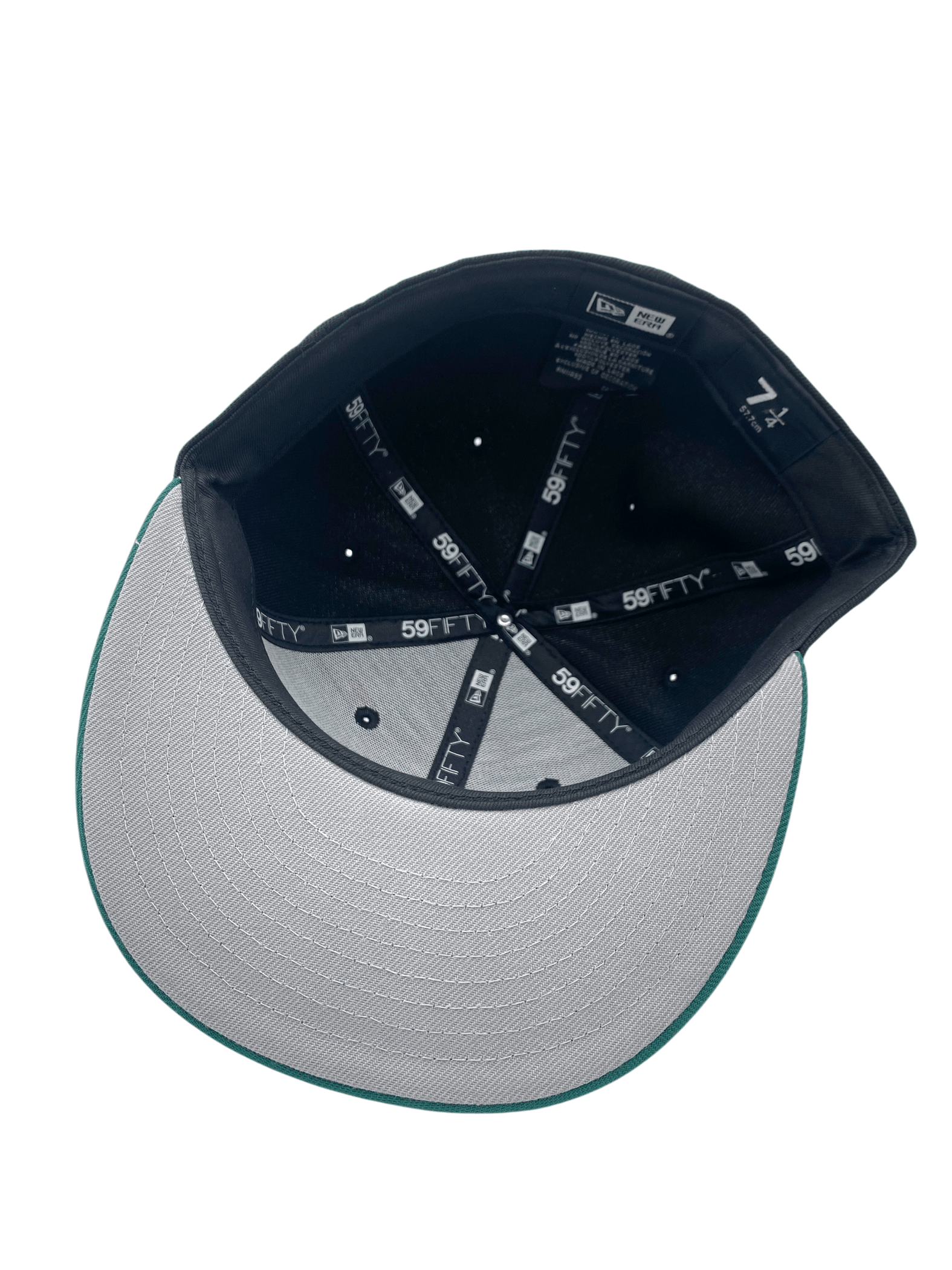 Adult Minnesota Wild New Era Black Custom Side Patch 59FIFTY Fitted Ha ...