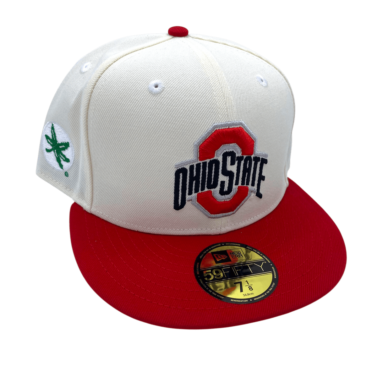 Adult Ohio State Buckeyes New Era Chrome/Red Defending Champs Custom S ...
