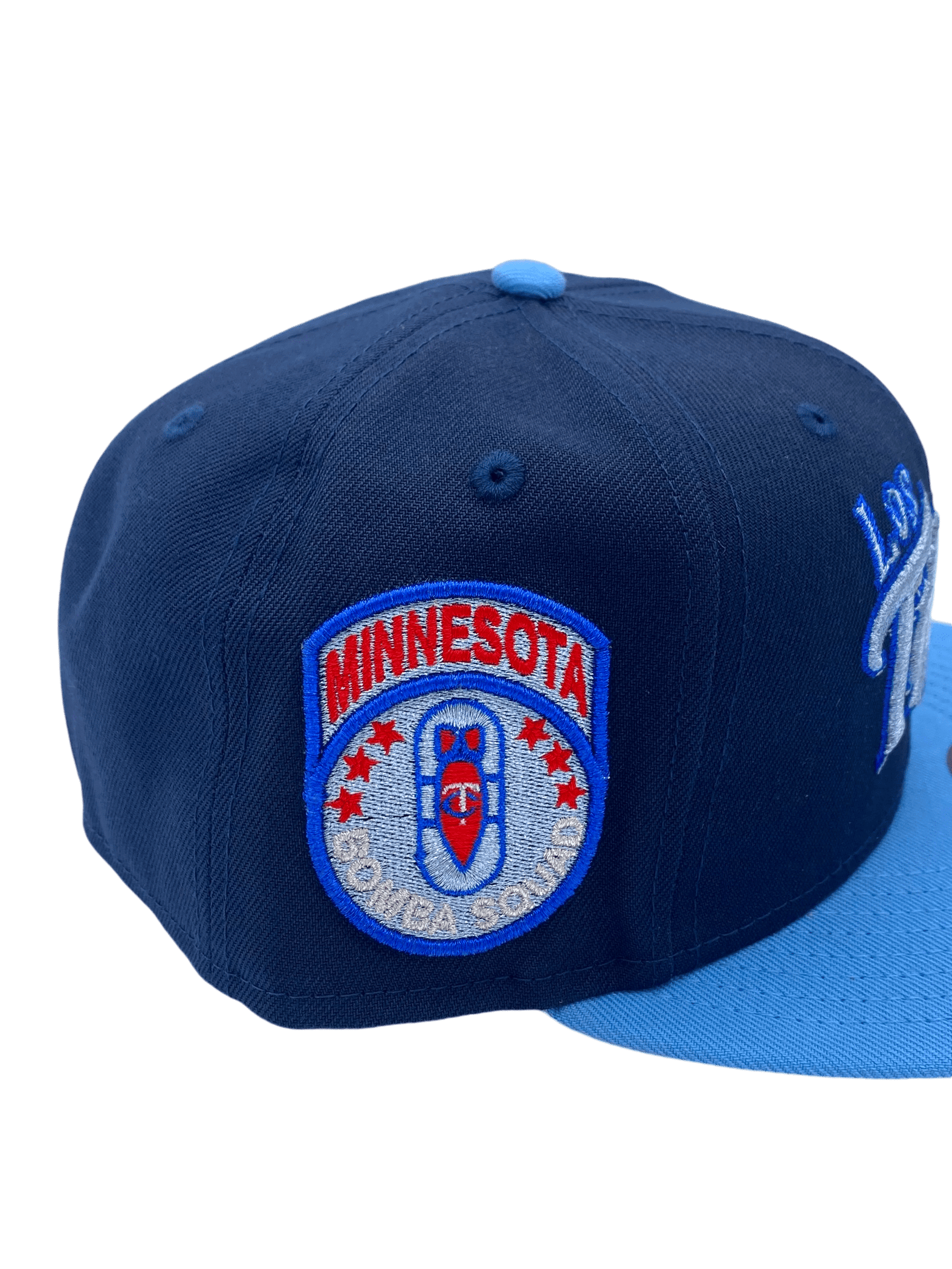 Minnesota Twins New Era Navy Los Twins Custom Side Patch 59FIFTY Fitte — Pro Image America
