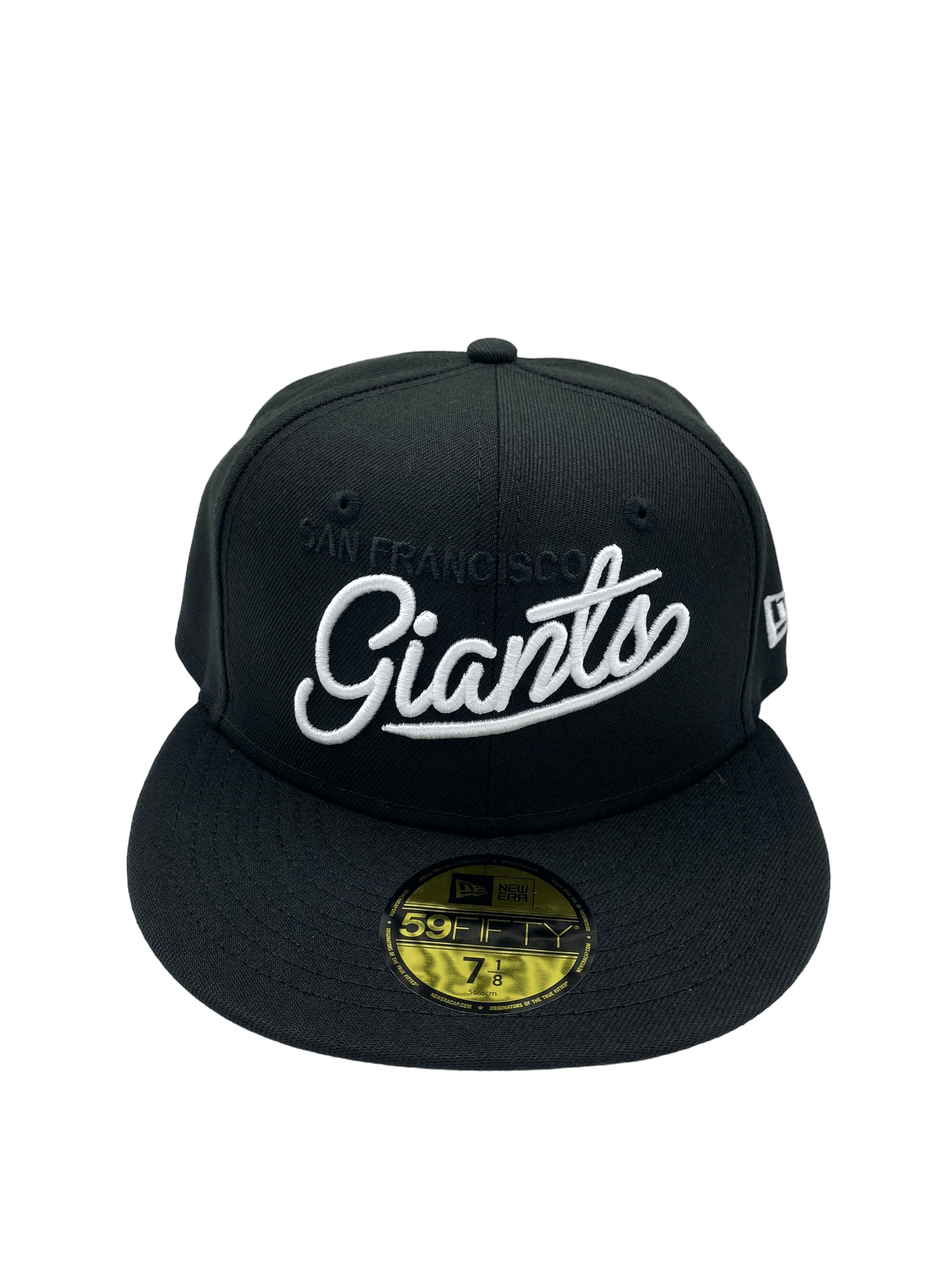 San Francisco Giants New Era Black/White Scripts 59FIFTY Fitted Hat ...