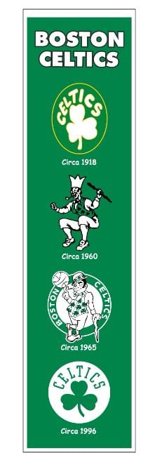 Boston Celtics WinCraft 8'' x 32'' Evolution Banner — Pro Image America
