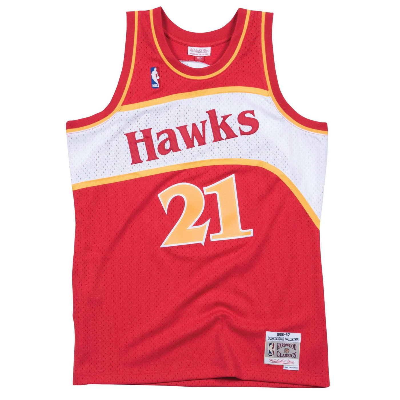 Dominique Wilkins Jersey | Atlanta Hawks Jersey Mitchell & Ness Men's ...