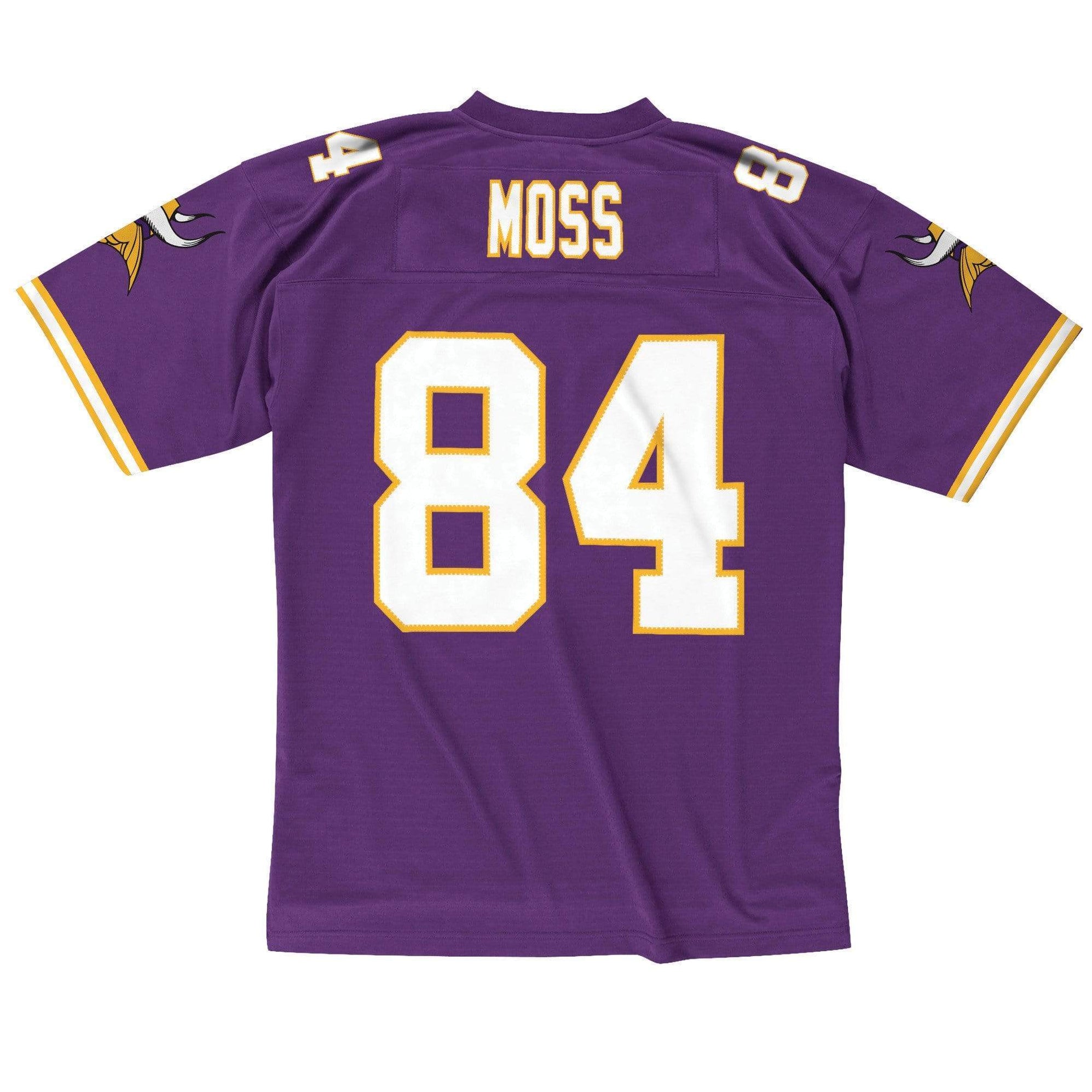 Randy Moss Jersey - Throwback Minnesota Vikings Mitchell & Ness Purple ...